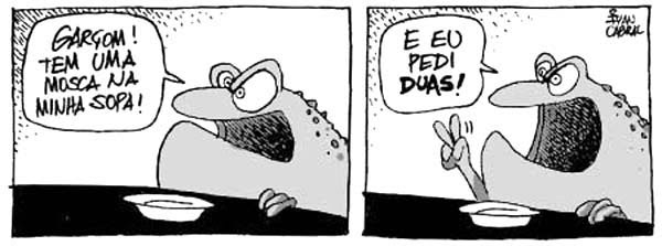 Sorriso Pensante-Ivan Cabral - charges e cartuns: Mosca Zezé - 004