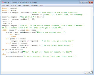 ABNKKPGPYTHNKNPLA: Easygui