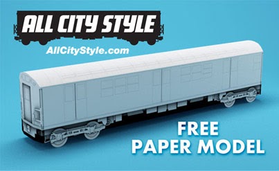 Papercraft World: Subway Car Paper Model | Paper Models | Free ...