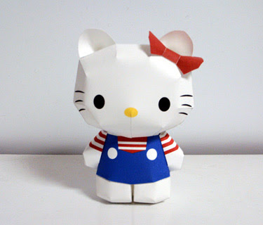 Papercraft World: Another Hello Kitty Papercraft | Paper Models | Free ...