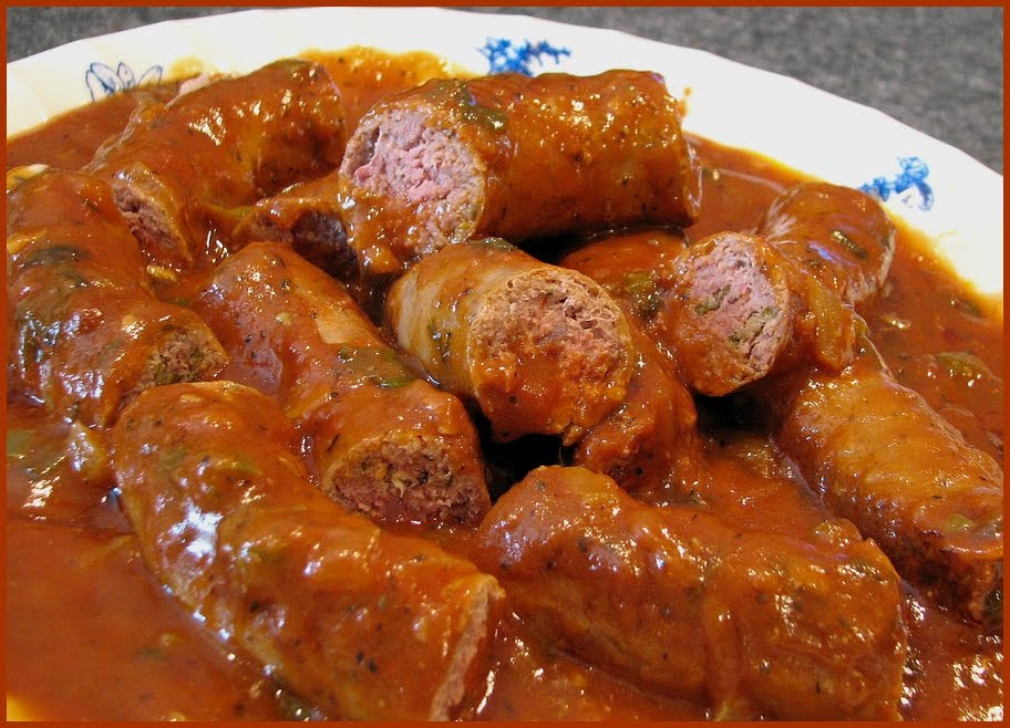 Fat Johnny's Front Porch: Kaw-Cajun Smothered Chaurice