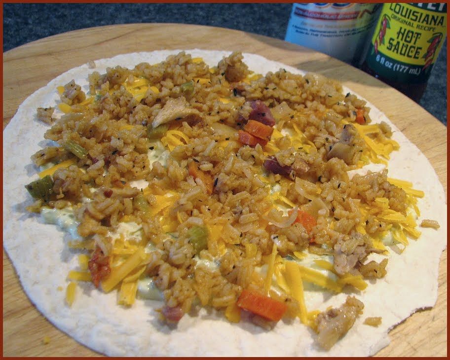 Fat Johnny's Front Porch: Jambalaya/Fish Stick Wrap