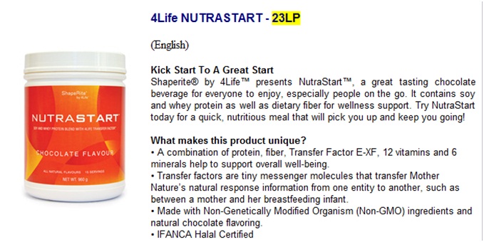 4life: 4LIFE NUTRASTART