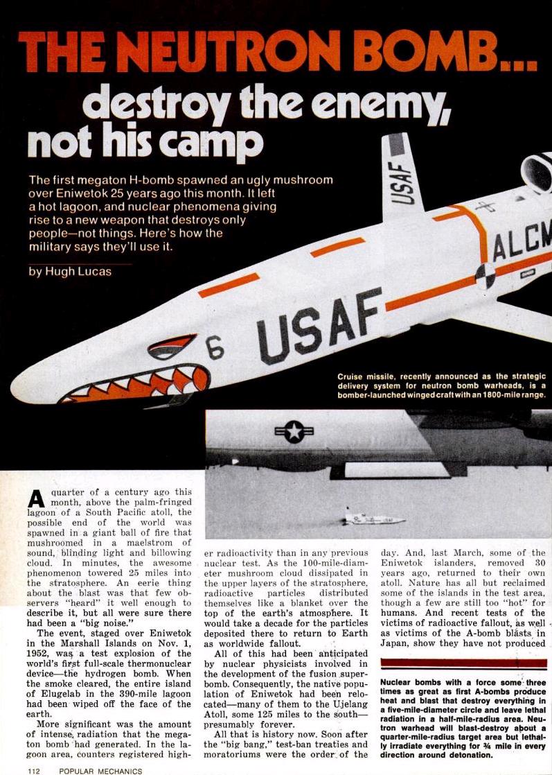 Credible nuclear weapons capabilities and effects for real world peace ...