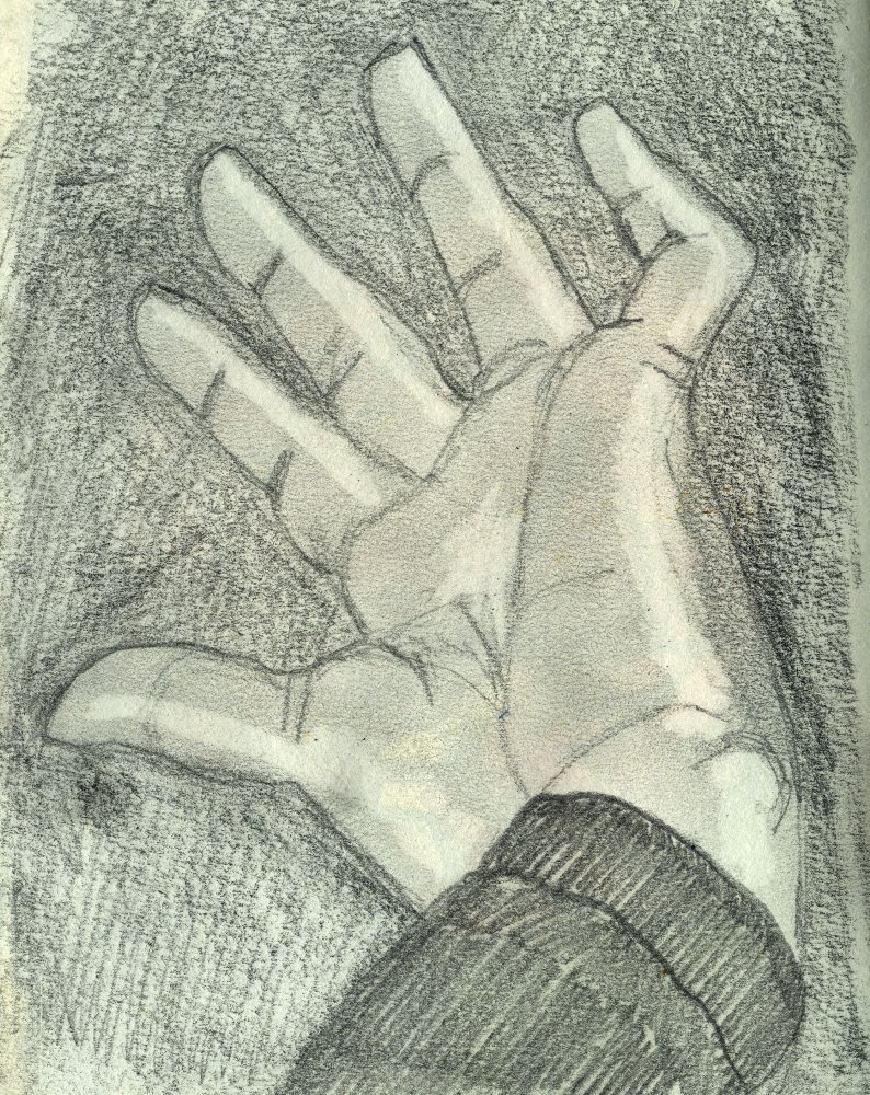 InkTracks: twisted hand