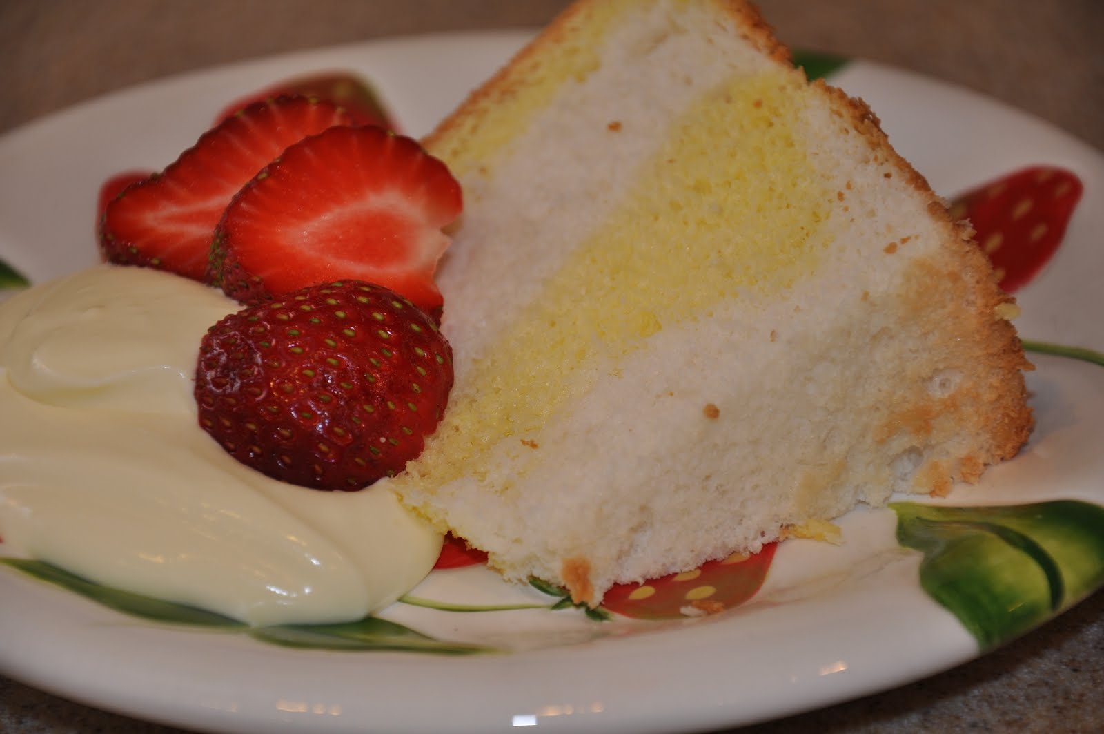 The Changeable Table: Daffodil Sponge Cake - the lesser-known "twin" to ...