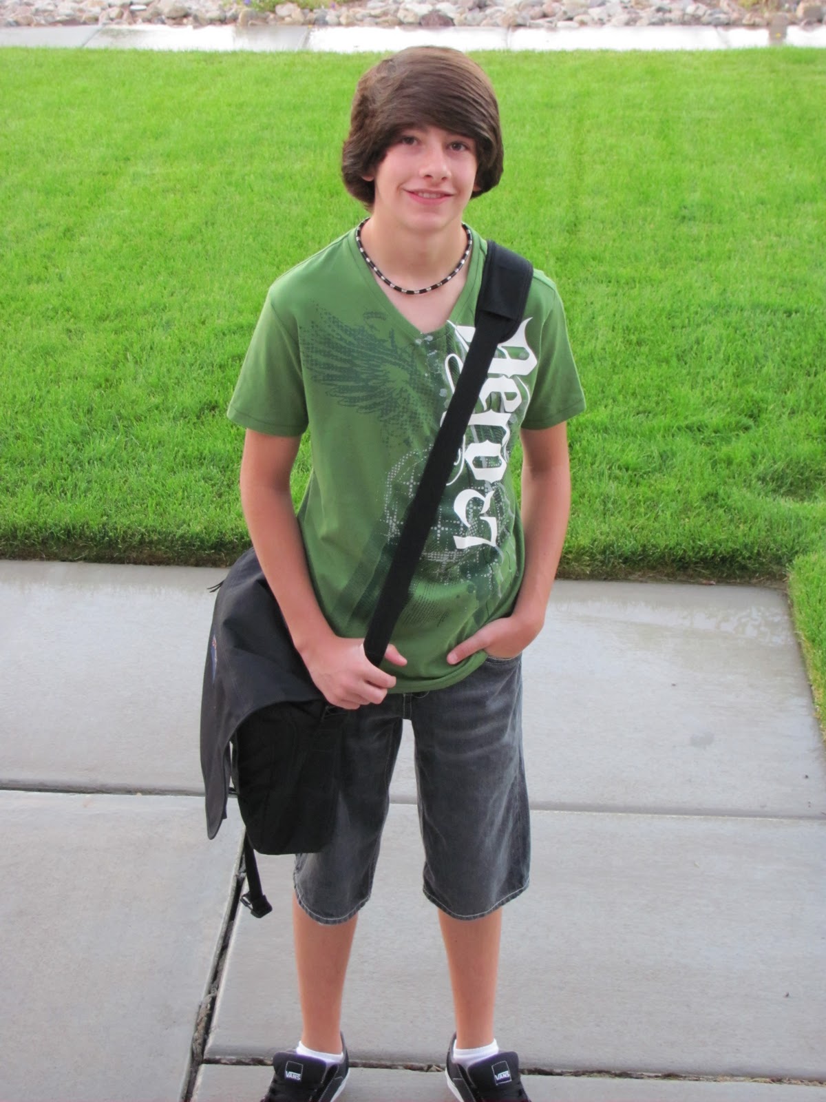 The Dutson's: B.J.'s first day of 9th grade!