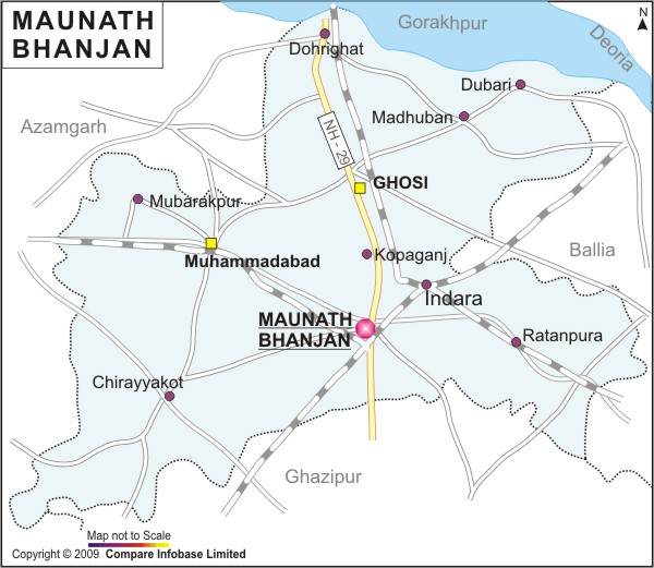 Maunath Bhanjan (Mau) Uttar Pradesh, India.: About Maunath Bhanjan (Mau)
