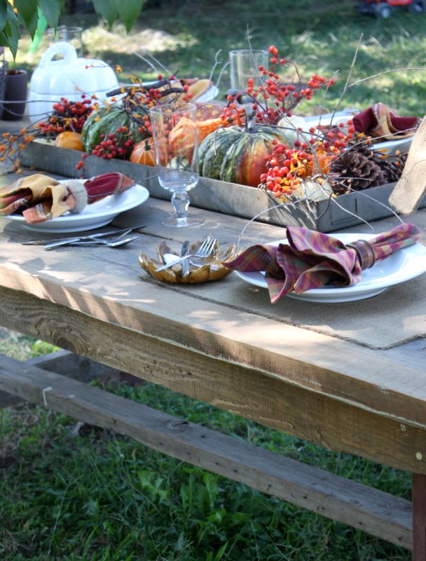 Sweet Something Designs: Harvest Gathering Tablescape