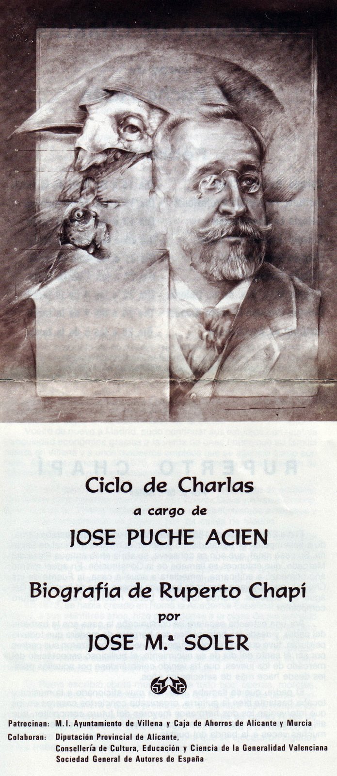 VILLENA CUÉNTAME: 1984 75 ANIVERSARIO RUPERTO CHAPÍ