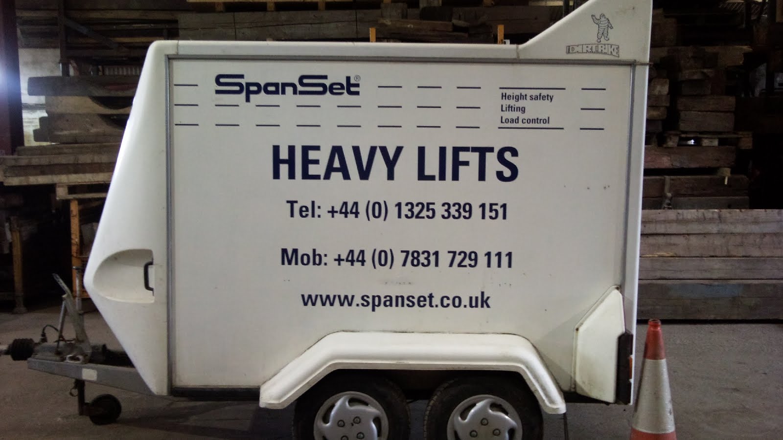 The Green I Signs Blog: Refurbished Tow A Van trailer lettering ...