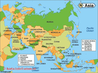 GEOGRAFIA LUMII: Asia