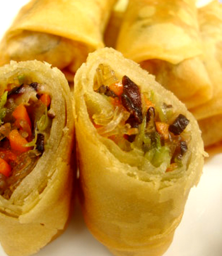 Sausage Spring rolls & Banana Nutella Rolls | Life and Linda