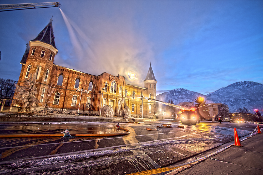 nathaniel ray photography: PROVO TABERNACLE FIRE!!