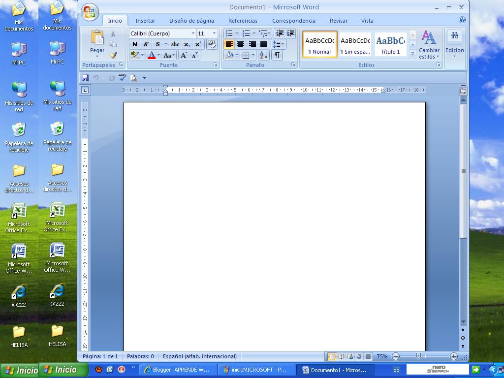 APRENDE WORD: Como Arrancar Word