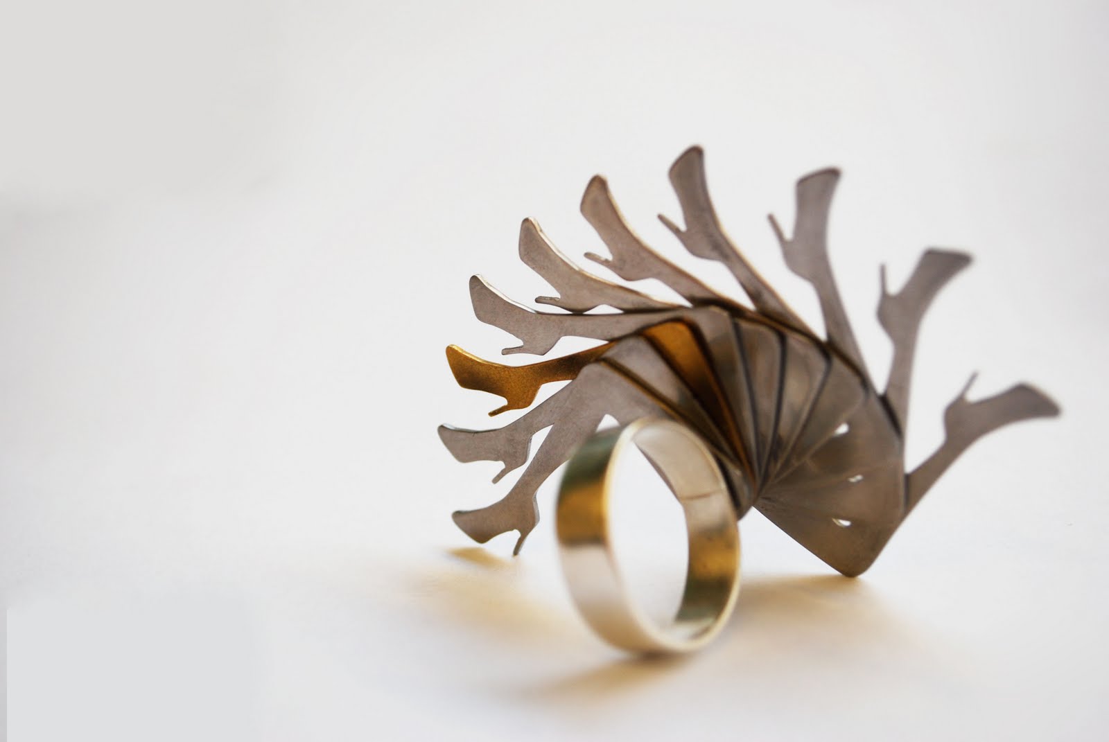 Catherine Chester Jewellery: Water Jet Cut Leg Ring