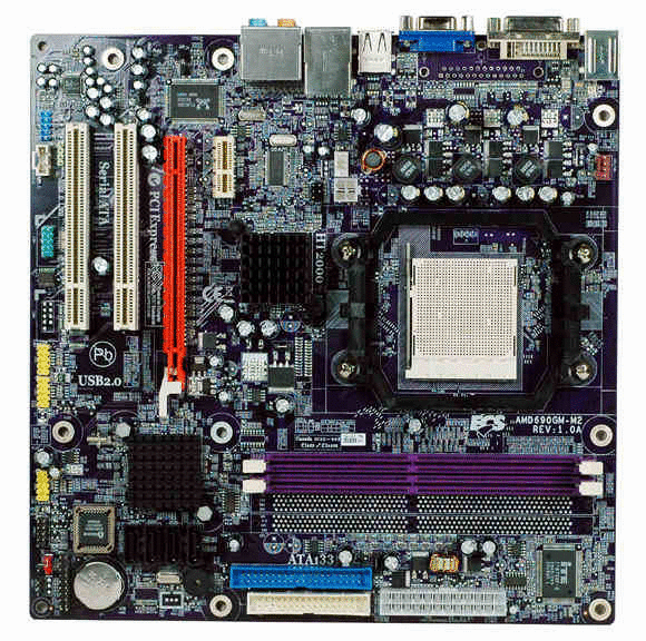 Placa Mãe PC - Loja Online Service: Placa Mãe AMD690VM-M2 V1.0A