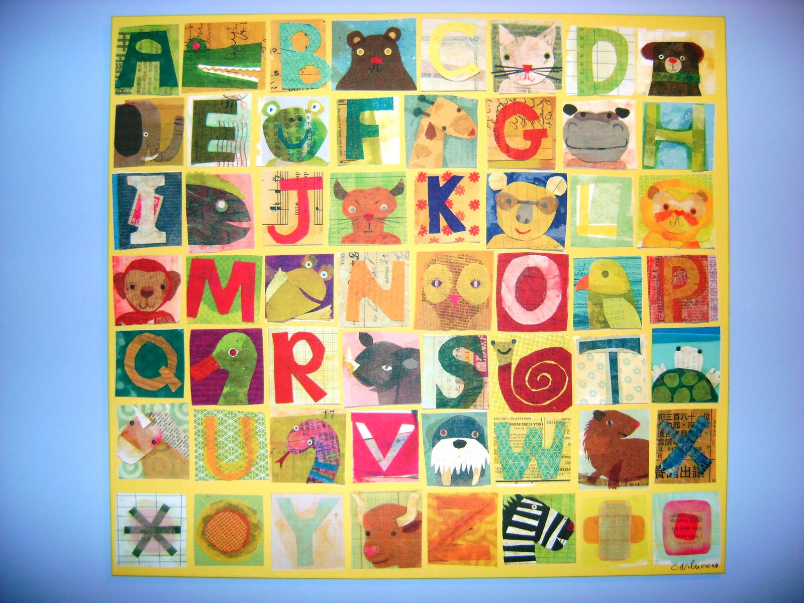 Kountry Chic Design: Alphabet Art