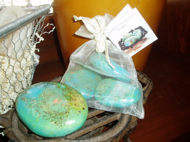 Texas Star Trading Co.: Turquoise soap? Beautiful!