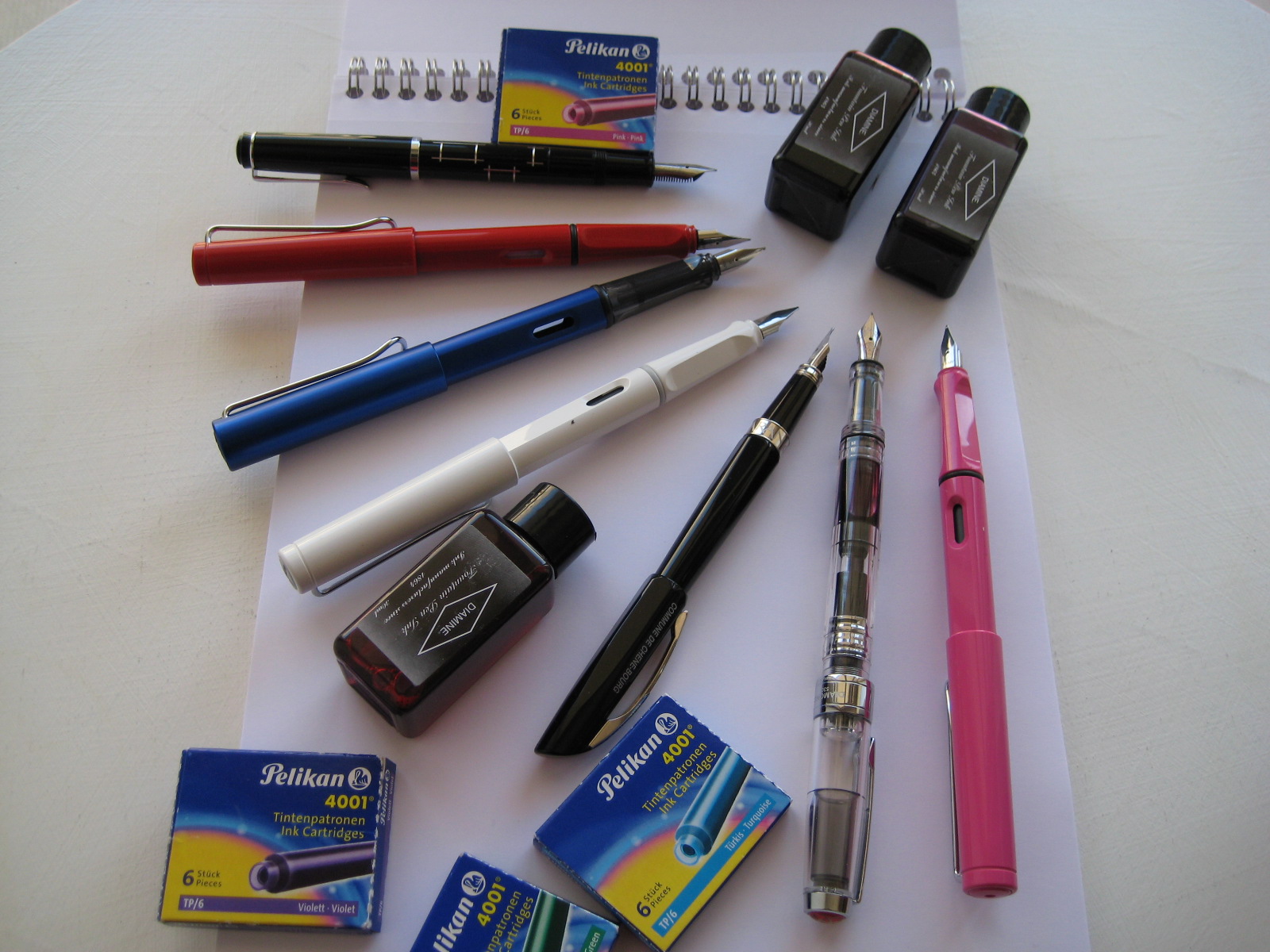 Retro Tech Geneva: Speaking of Script: Fountain pens (and that scratchy ...