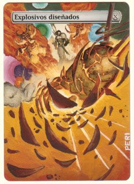 MTG Artist's Guild: Textless Engineered Explosives, by Peri