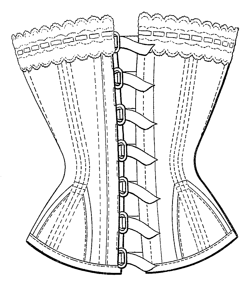 Corset Coloring Coloring Pages