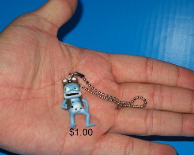 Partyware and Party Items: Crazy Frog pencil toppers and keychains