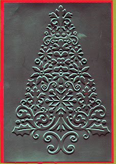 Crafting Irene: lace tree embossing folder