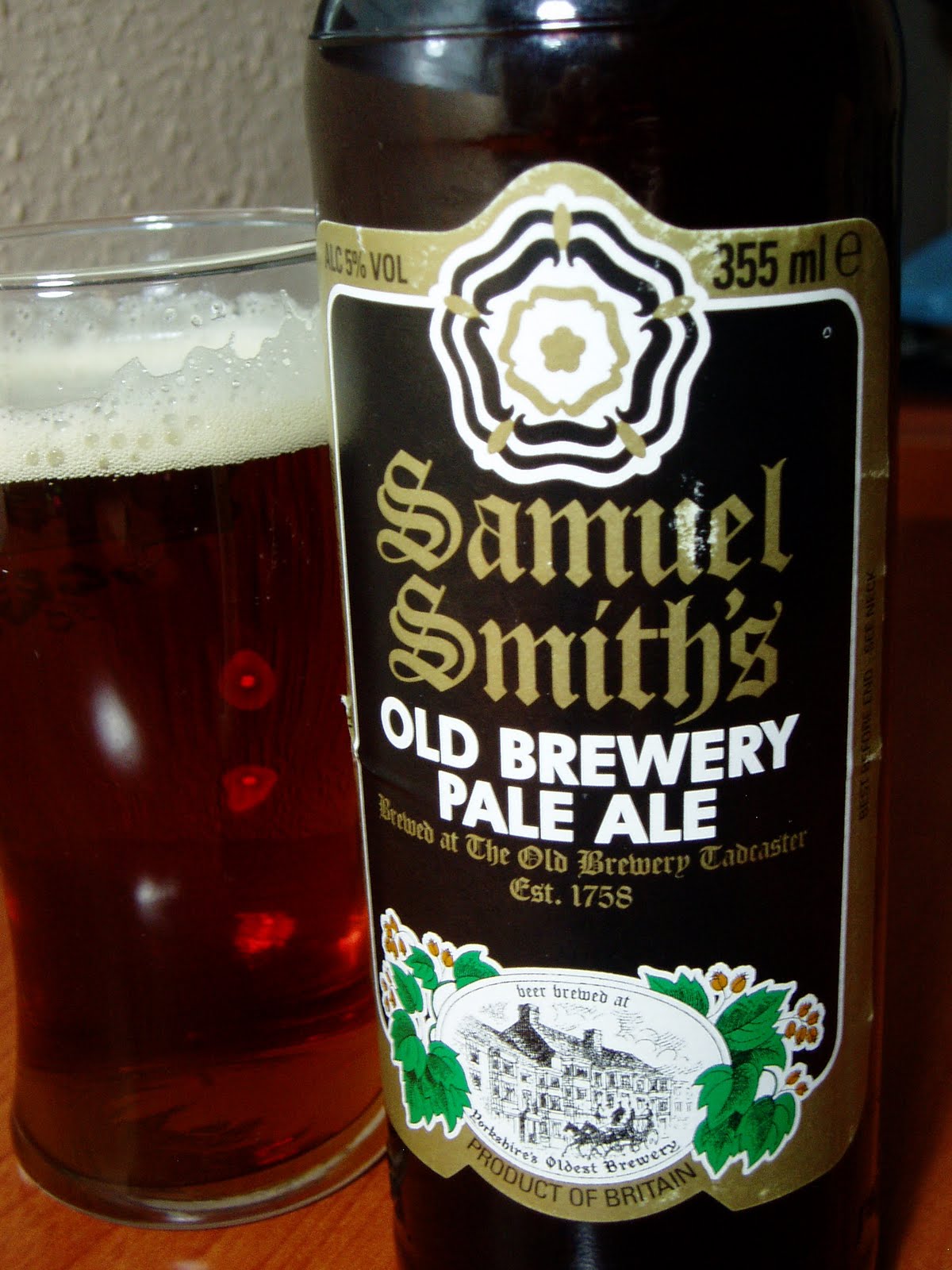 Hipos Urinatum, blog de cervezas: Samuel Smith's Old Brewery Pale Ale