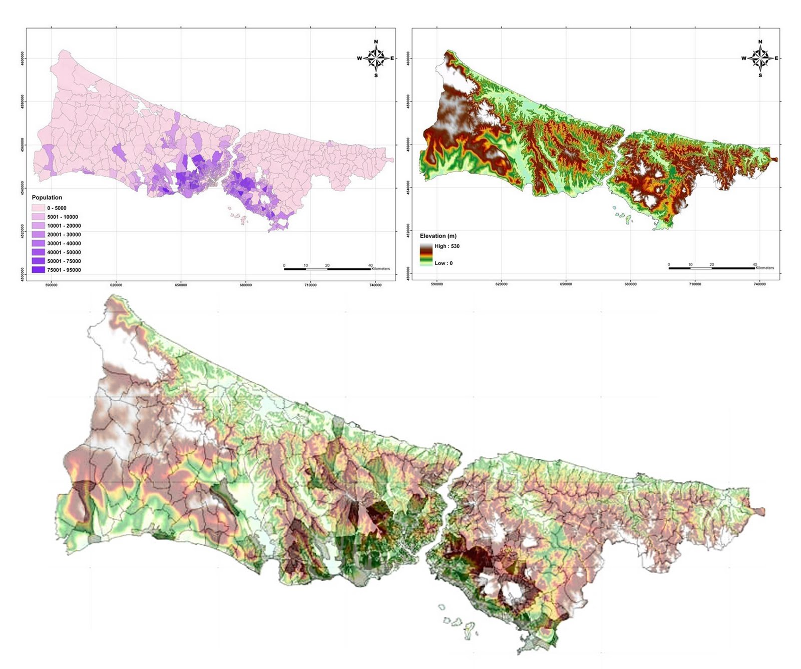 Layered Istanbul-Group C: Topography & Density