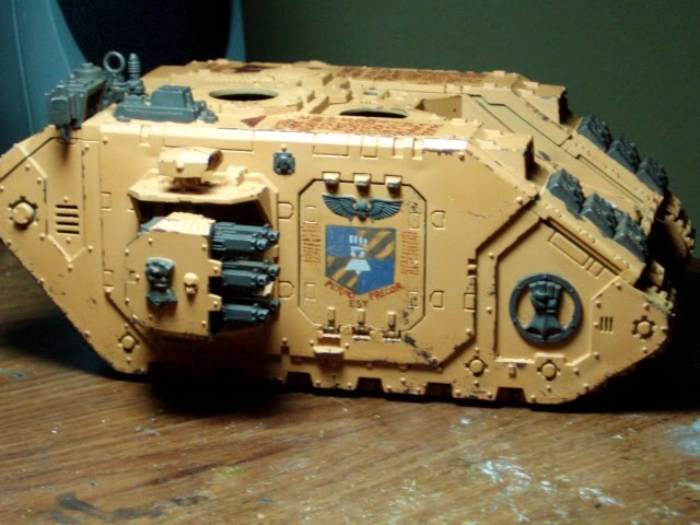 Heresy Workshop: Imperial Fist Command Land Raider pt 2