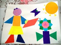 PREESCOLAR MODERNO: Composición con figuras geométricas