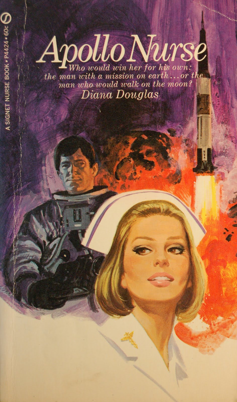Allan Kass, Illustrator of Book Covers: Diana Douglas: Apollo Nurse