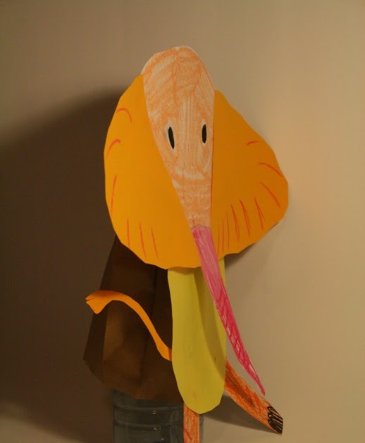 Art Activities Elephant Paper Bag Puppet Art Activities Art Activities Elephant Paper Bag Puppet Art Activities