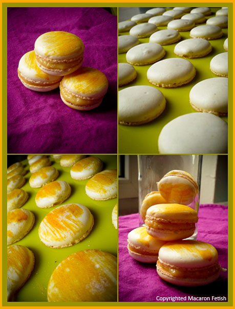 Macaron Fetish: Coco-Passion Fruit Macaron