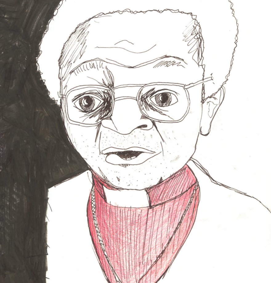 Disaster Drawings: Desmond Tutu is my homeboy