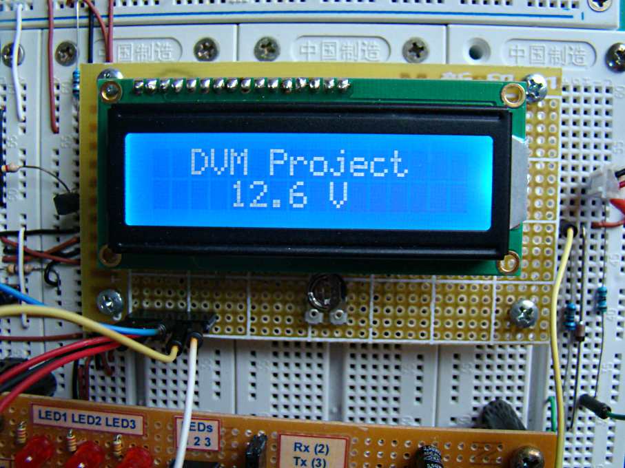 Make Your Own PIC12F683 Development Board: 0-20V Digital Voltmeter (DVM ...