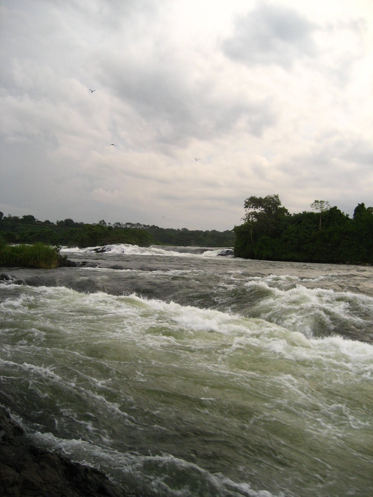 This American Tourist: Sunset at Bujagali Falls