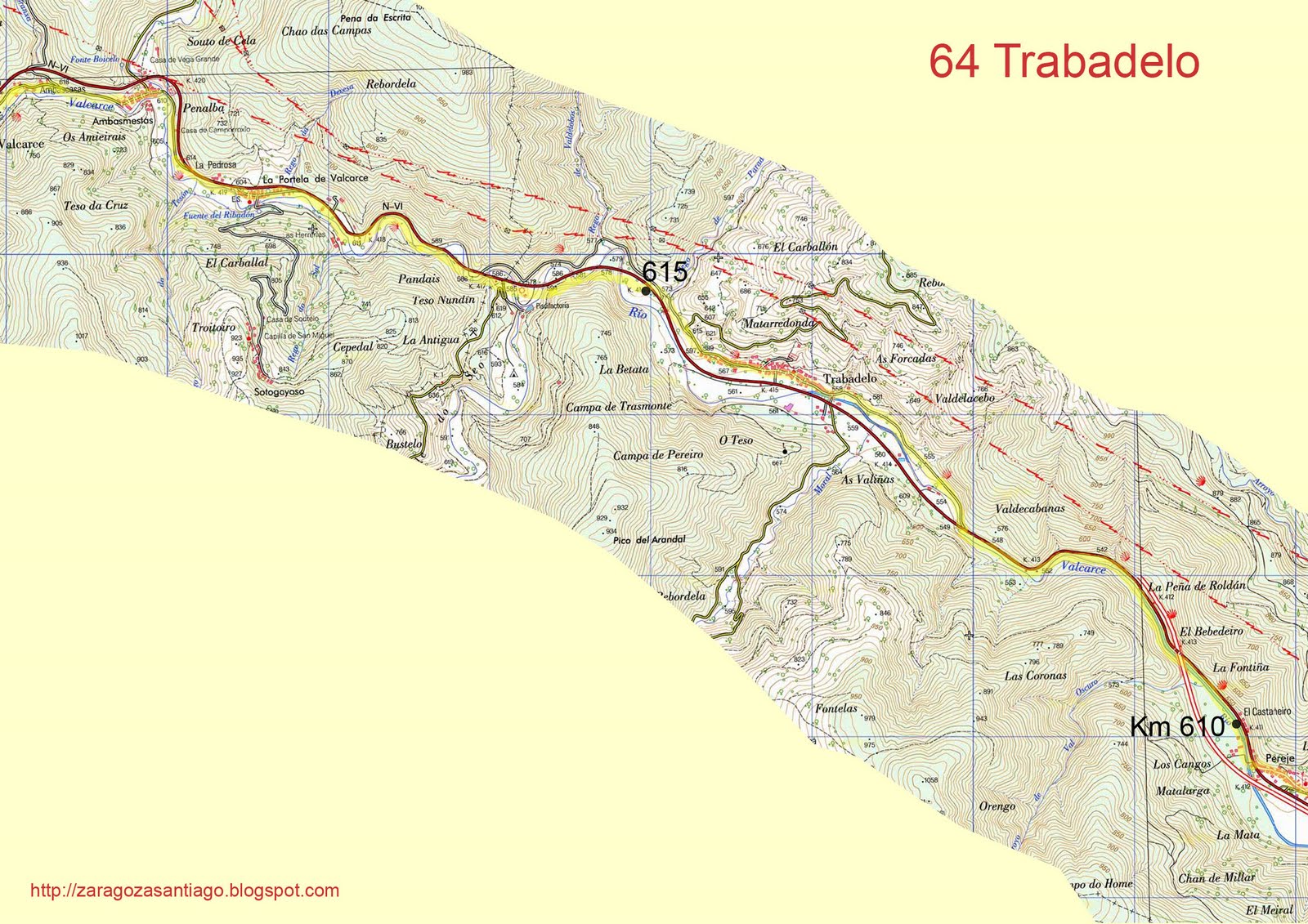 de Zaragoza a Santiago de Compostela: etapa 26: Villafranca del Bierzo ...