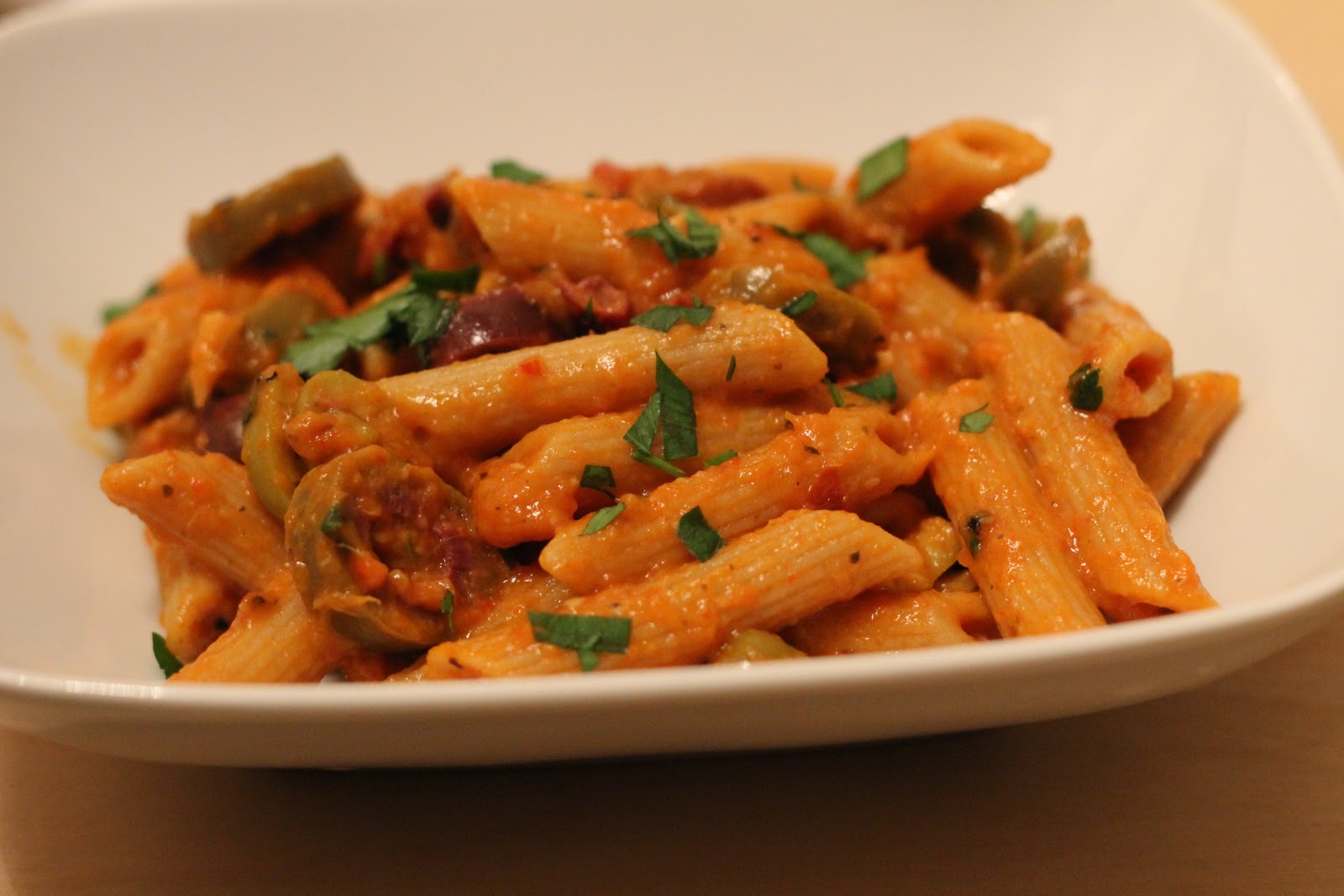 Out of the Ash: Olive Pasta