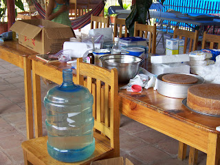 Life at the Llewellyns': Day #4 in Honduras -- the cake decorating!