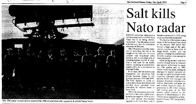 A History of RAF Saxa Vord: Radar Equipment at the Top Site (updated 1 ...