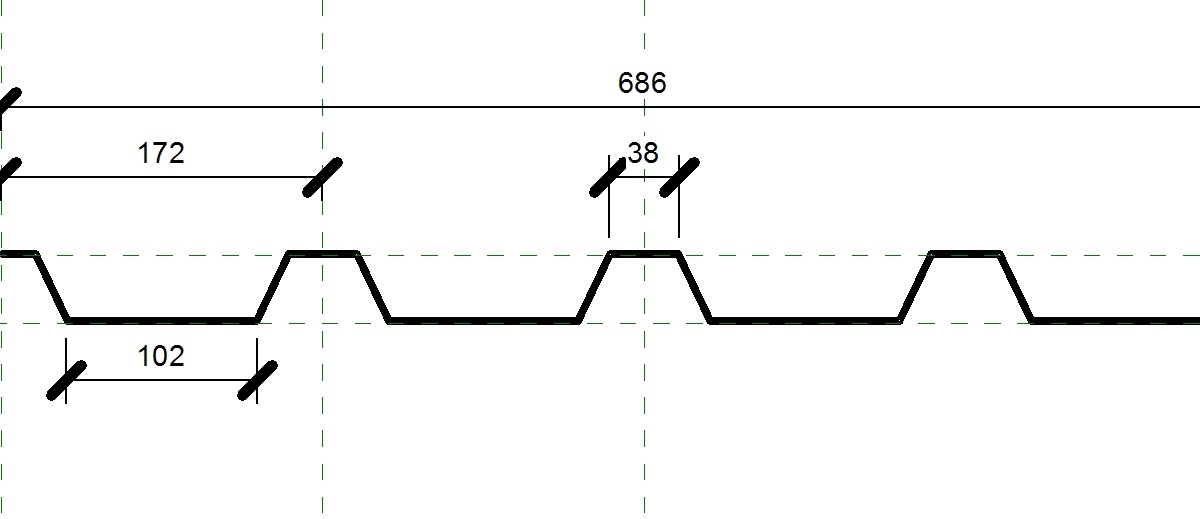 Revit Family Man: Quantify Profiled Roof Sheeting