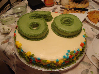 Naina's recipes: 60th Birthday Cake