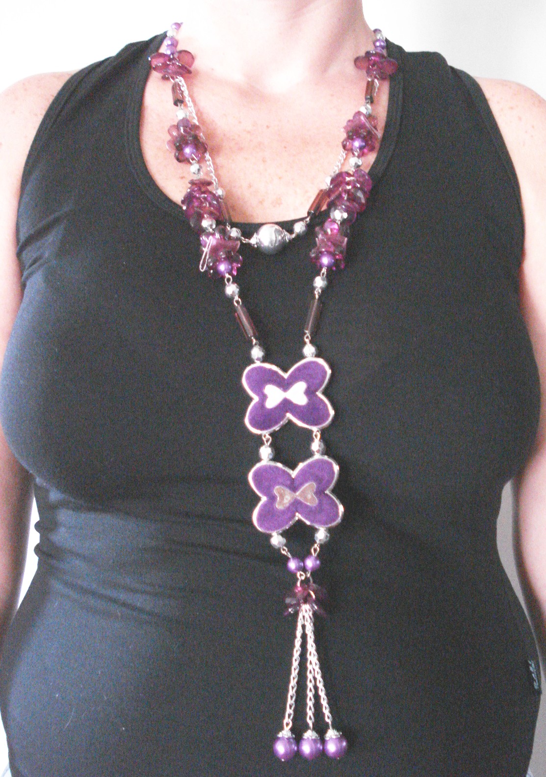 Patrícia Ávila Bijouterias: COLARES PRATEADOS COM CORRENTES E/OU PEÇAS ...