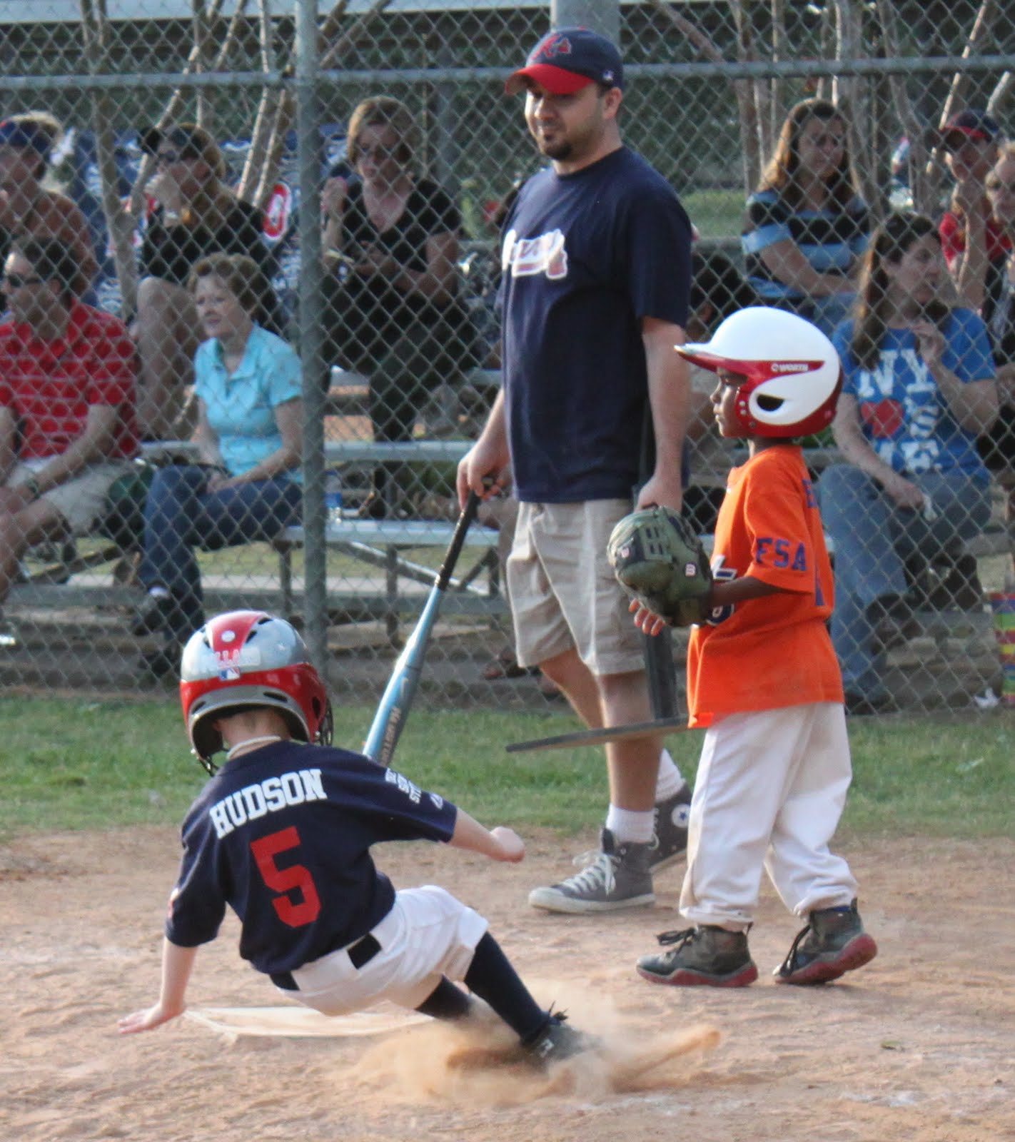 BRAVES T-BALL 2010: Braves vs Mets!! Great game!