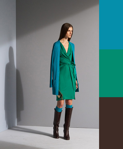 The Modern Sophisticate: Color Inspiration: DVF Pre-Fall 2011