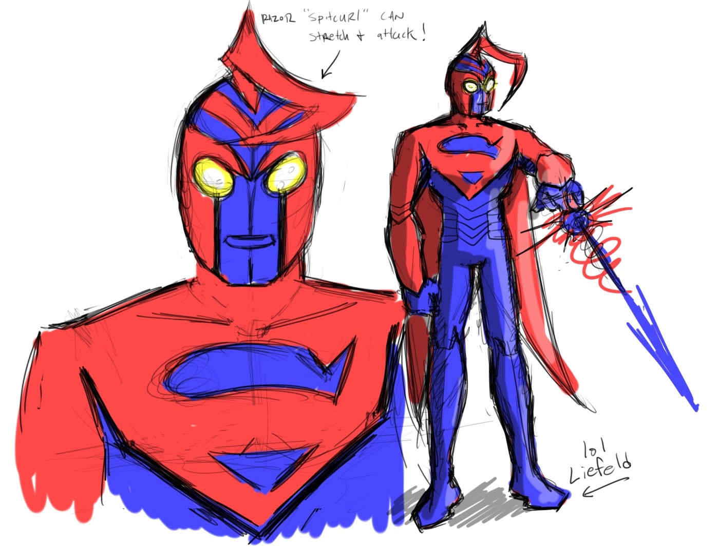 The Dark Side of the room 3D: Superhero challenge - Arriving from the ...