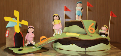 Bake-A-Story: Gabriel's mini golf cake