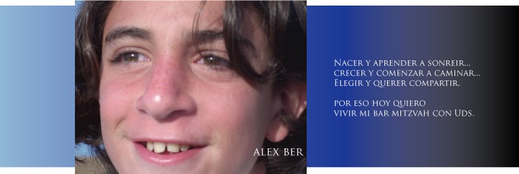 El Bar Mitzvah de Alex Ber